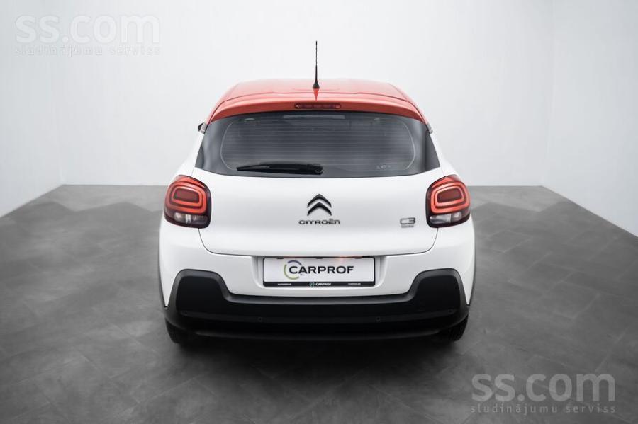 White Citroen C3 2018 in Tallinn, with an engine capacity of 1.20 L and mileage of 110 thousand km for 9998 €, photo 8 on AUTOMOTO.COM.LV