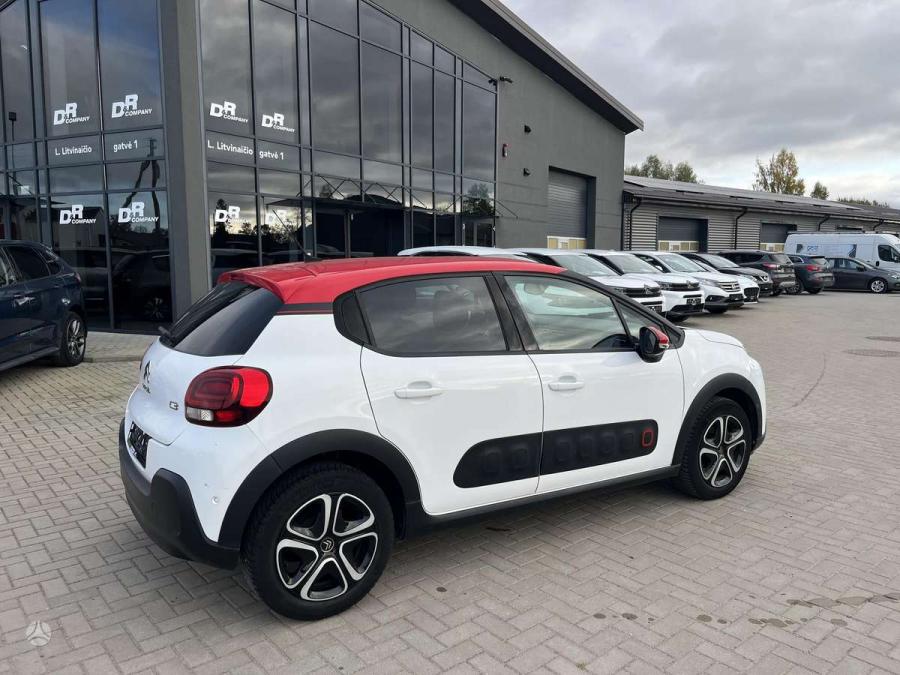 White Citroen C3 2018 in Taurage, with an engine capacity of 1.20 L and mileage of 205 thousand km for 4200 €, photo 8 on AUTOMOTO.COM.LV