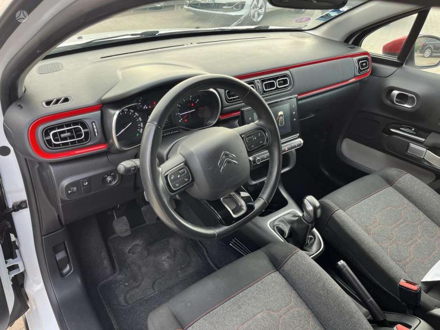 White Citroen C3 2018 in Taurage, with an engine capacity of 1.20 L and mileage of 205 thousand km for 4200 €, photo 16 on AUTOMOTO.COM.LV