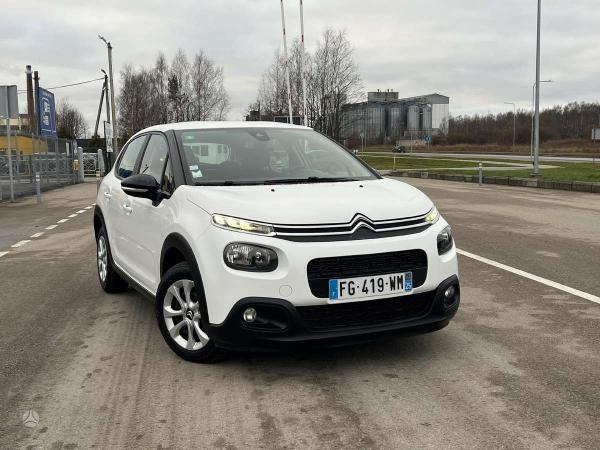 White Citroen C3 2019 in Panevezys, with an engine capacity of 1.50 L and mileage of 187 thousand km for 5990 €, photo 2 on AUTOMOTO.COM.LV