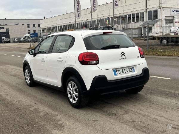 White Citroen C3 2019 in Panevezys, with an engine capacity of 1.50 L and mileage of 187 thousand km for 5990 €, photo 9 on AUTOMOTO.COM.LV