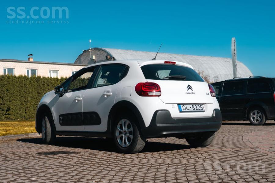 Balts Citroen C3 2019 Jelgava, ar dzinēja tilpumu 1.20 L un nobraukumu 126 tūkst. km par 7000 €, foto 5 vietnē AUTOMOTO.COM.LV