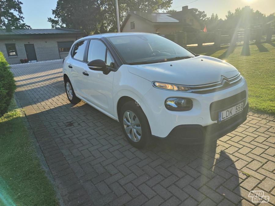 White Citroen C3 2019 in Jonava, with an engine capacity of 1.20 L and mileage of 41 thousand km for 5900 €, photo 5 on AUTOMOTO.COM.LV
