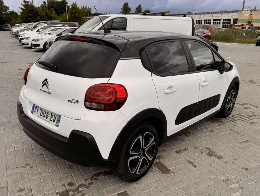 White Citroen C3 2019 in Taurage, with an engine capacity of 1.50 L and mileage of 240 thousand km for 5900 €, photo 4 on AUTOMOTO.COM.LV