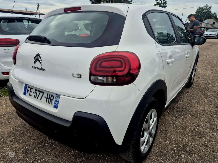 Balts Citroen C3 2019 Klaipėda, ar dzinēja tilpumu 1.20 L un nobraukumu 74 tūkst. km par 5900 €, foto 5 vietnē AUTOMOTO.COM.LV