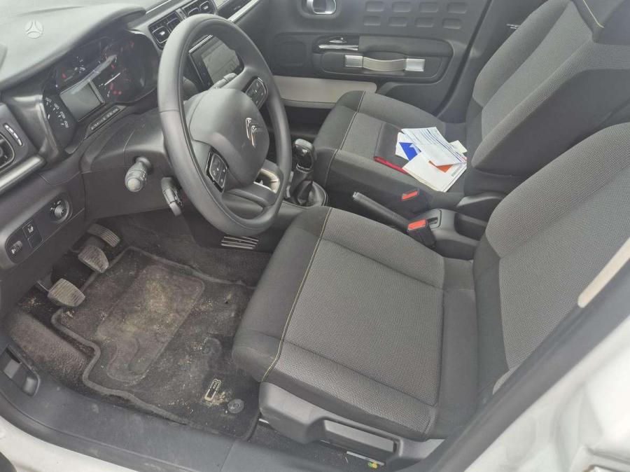 Balts Citroen C3 2019 Klaipėda, ar dzinēja tilpumu 1.20 L un nobraukumu 74 tūkst. km par 5900 €, foto 6 vietnē AUTOMOTO.COM.LV