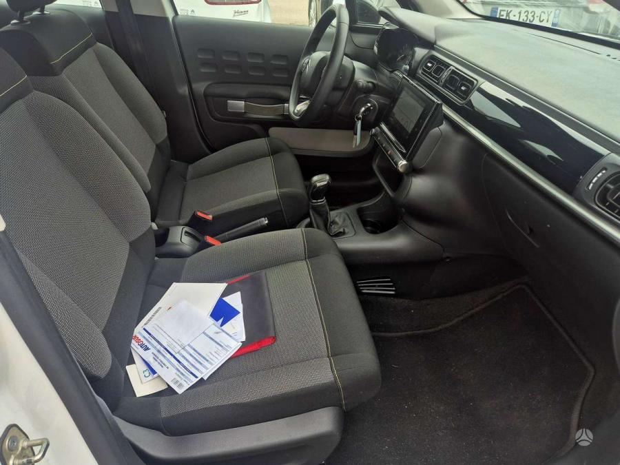 Balts Citroen C3 2019 Klaipėda, ar dzinēja tilpumu 1.20 L un nobraukumu 74 tūkst. km par 5900 €, foto 11 vietnē AUTOMOTO.COM.LV