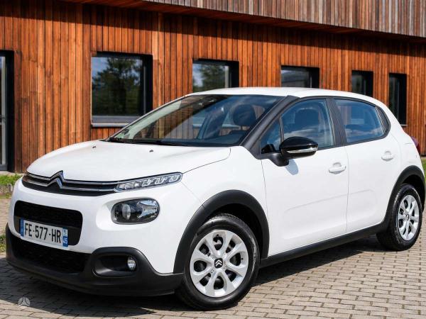 Balts Citroen C3 2019 Tauragė, ar dzinēja tilpumu 1.20 L un nobraukumu 74 tūkst. km par 5700 €, foto 2 vietnē AUTOMOTO.COM.LV