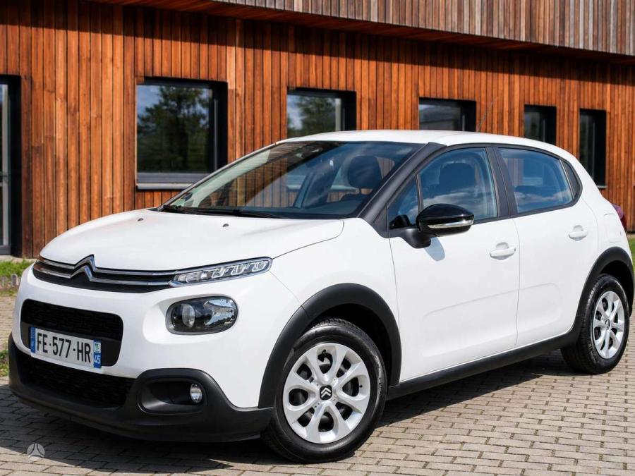 White Citroen C3 2019 in Taurage, with an engine capacity of 1.20 L and mileage of 74 thousand km for 5700 €, photo 3 on AUTOMOTO.COM.LV