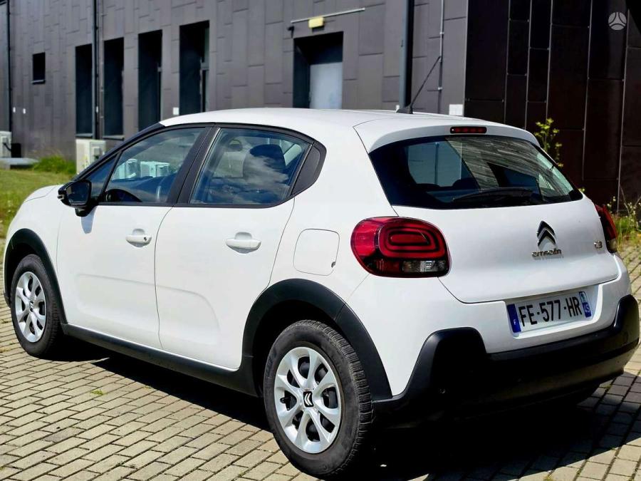 White Citroen C3 2019 in Taurage, with an engine capacity of 1.20 L and mileage of 74 thousand km for 5700 €, photo 6 on AUTOMOTO.COM.LV