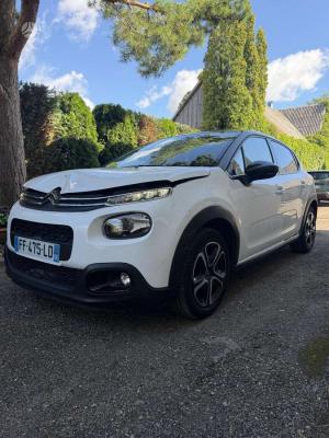White Citroen C3 2019 in Kaunas, with an engine capacity of 1.20 L and mileage of 16 thousand km for 5900 €, photo  on AUTOMOTO.COM.LV
