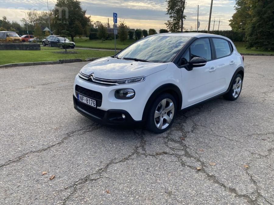 Balts Citroen C3 2019 Saldus, ar dzinēja tilpumu 1.50 L un nobraukumu 172 tūkst. km par 5995 €, foto 1 vietnē AUTOMOTO.COM.LV