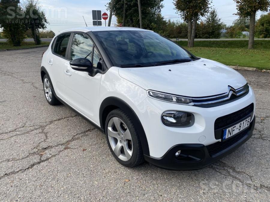 Balts Citroen C3 2019 Saldus, ar dzinēja tilpumu 1.50 L un nobraukumu 172 tūkst. km par 5995 €, foto 3 vietnē AUTOMOTO.COM.LV