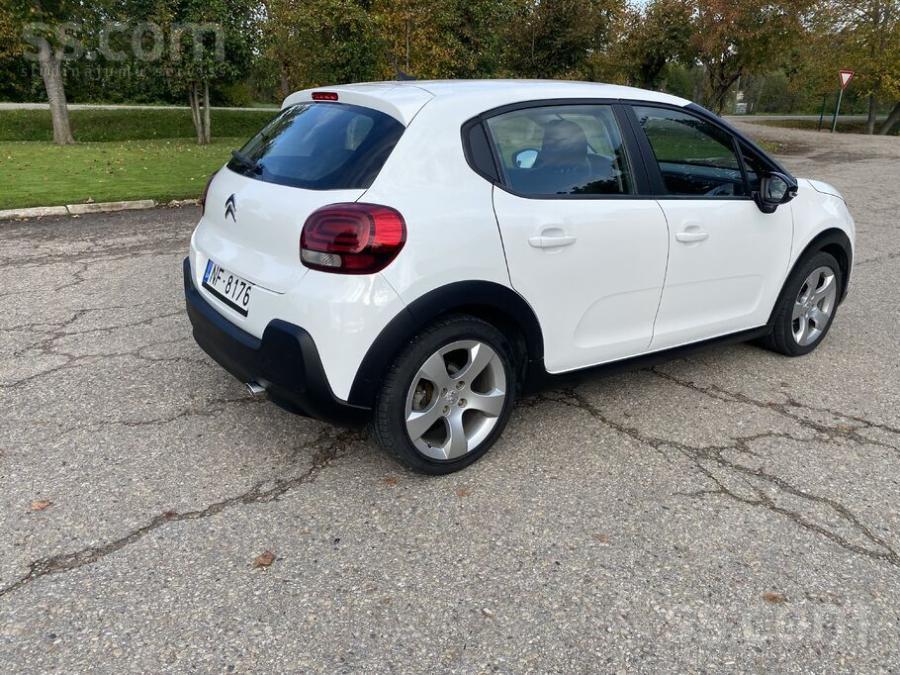 Balts Citroen C3 2019 Saldus, ar dzinēja tilpumu 1.50 L un nobraukumu 172 tūkst. km par 5995 €, foto 4 vietnē AUTOMOTO.COM.LV