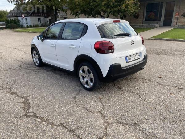 White Citroen C3 2019 in Saldus, with an engine capacity of 1.50 L and mileage of 172 thousand km for 5995 €, photo 5 on AUTOMOTO.COM.LV