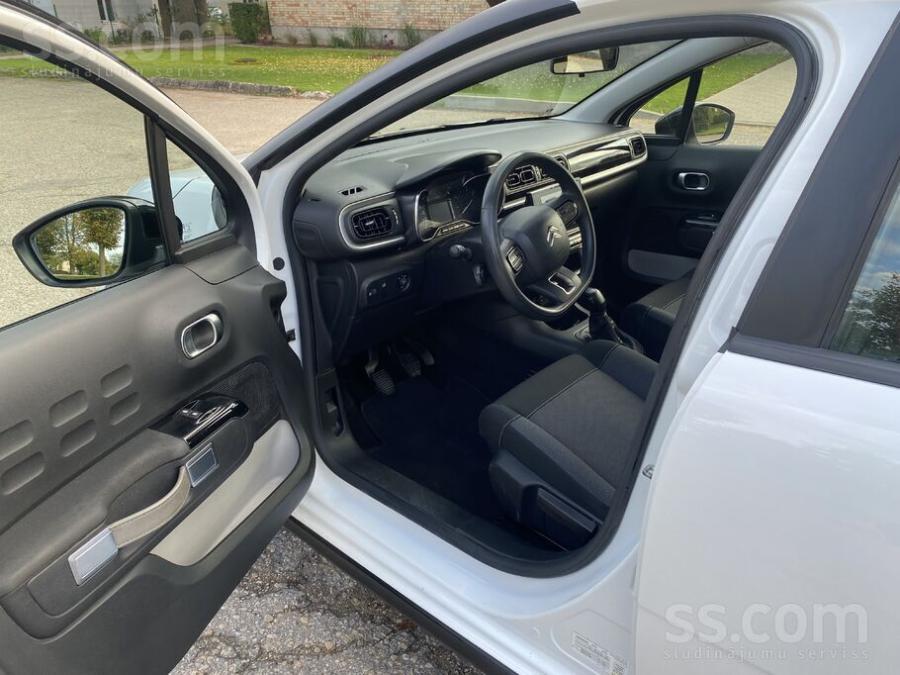 Balts Citroen C3 2019 Saldus, ar dzinēja tilpumu 1.50 L un nobraukumu 172 tūkst. km par 5995 €, foto 8 vietnē AUTOMOTO.COM.LV