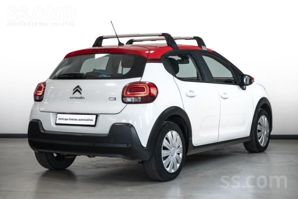 White Citroen C3 2019 in Riga, with an engine capacity of 1.20 L and mileage of 79 thousand km for 6990 €, photo 5 on AUTOMOTO.COM.LV