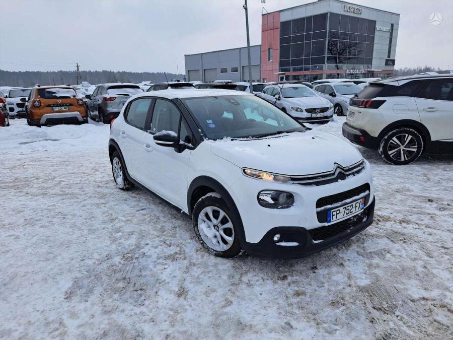 Balts Citroen C3 2020 Tauragė, ar dzinēja tilpumu 1.20 L un nobraukumu 86 tūkst. km par 5300 €, foto 3 vietnē AUTOMOTO.COM.LV