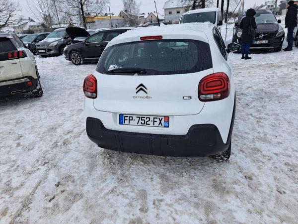 Balts Citroen C3 2020 Tauragė, ar dzinēja tilpumu 1.20 L un nobraukumu 86 tūkst. km par 5300 €, foto 5 vietnē AUTOMOTO.COM.LV