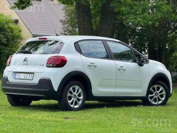 White Citroen C3 2020 in Jelgava, with an engine capacity of 1.20 L and mileage of 85 thousand km for 6999 €, photo 5 on AUTOMOTO.COM.LV