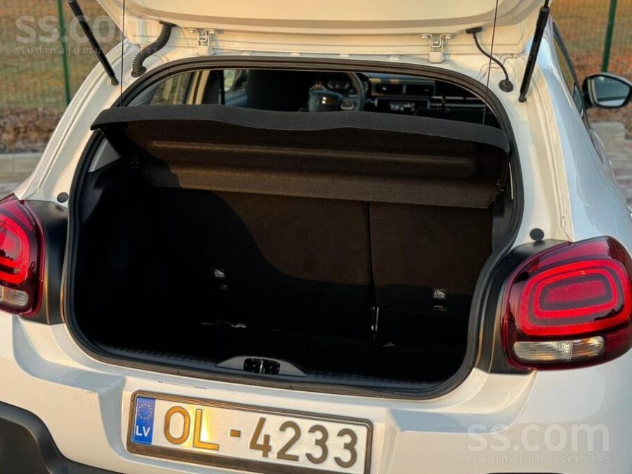Balts Citroen C3 2020 Jelgava, ar dzinēja tilpumu 1.20 L un nobraukumu 85 tūkst. km par 6999 €, foto 21 vietnē AUTOMOTO.COM.LV