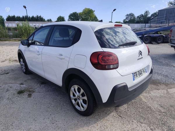 White Citroen C3 2020 in Taurage, with an engine capacity of 1.50 L and mileage of 130 thousand km for 4700 €, photo 3 on AUTOMOTO.COM.LV