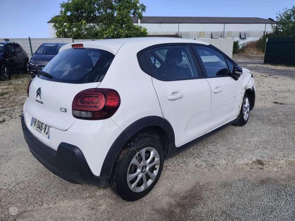 White Citroen C3 2020 in Taurage, with an engine capacity of 1.50 L and mileage of 130 thousand km for 4700 €, photo 4 on AUTOMOTO.COM.LV