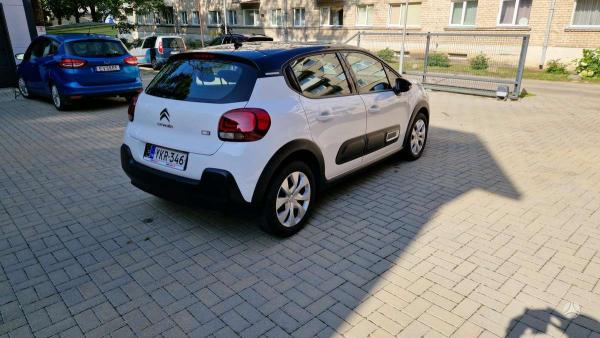 White Citroen C3 2020 in Siauliai, with an engine capacity of 1.20 L and mileage of 72 thousand km for 8990 €, photo 5 on AUTOMOTO.COM.LV