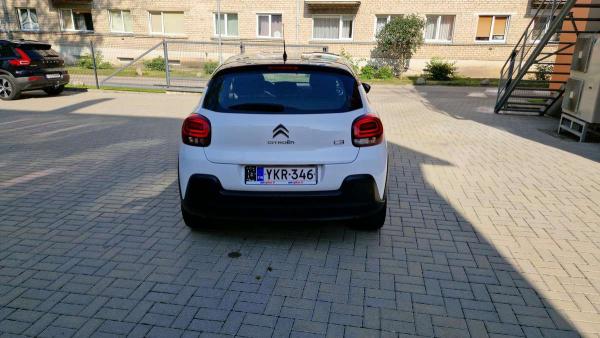 White Citroen C3 2020 in Siauliai, with an engine capacity of 1.20 L and mileage of 72 thousand km for 8990 €, photo 6 on AUTOMOTO.COM.LV