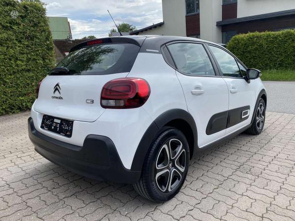 White Citroen C3 2020 in Parnu, with an engine capacity of 1.20 L and mileage of 46 thousand km for 7900 €, photo 7 on AUTOMOTO.COM.LV