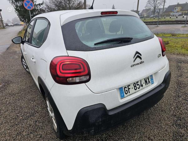 White Citroen C3 2022 in Taurage, with an engine capacity of 1.50 L and mileage of 95 thousand km for 6900 €, photo 5 on AUTOMOTO.COM.LV