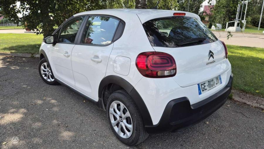 White Citroen C3 2022 in Taurage, with an engine capacity of 1.50 L and mileage of 221 thousand km for 5850 €, photo 7 on AUTOMOTO.COM.LV