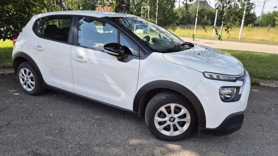 White Citroen C3 2022 in Taurage, with an engine capacity of 1.50 L and mileage of 221 thousand km for 5850 €, photo 10 on AUTOMOTO.COM.LV
