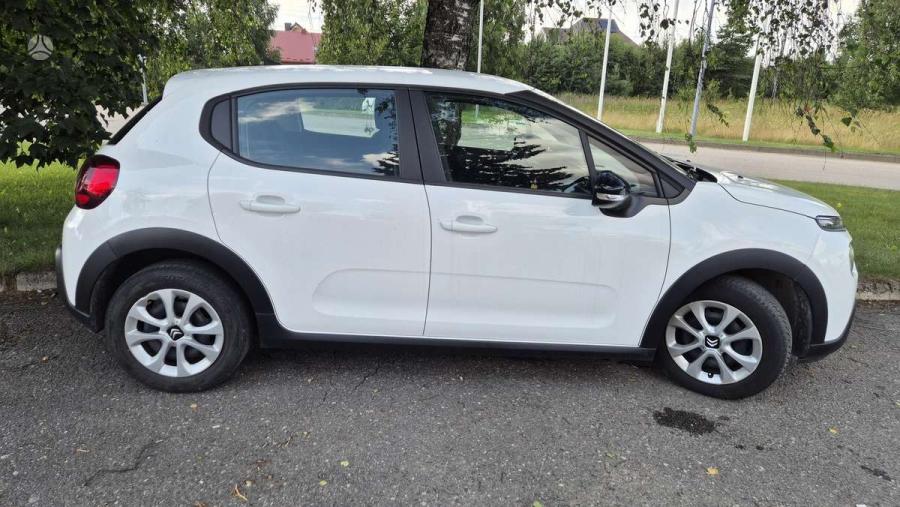 White Citroen C3 2022 in Taurage, with an engine capacity of 1.50 L and mileage of 221 thousand km for 5850 €, photo 14 on AUTOMOTO.COM.LV