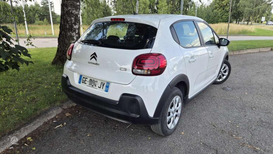 White Citroen C3 2022 in Taurage, with an engine capacity of 1.50 L and mileage of 221 thousand km for 5850 €, photo 15 on AUTOMOTO.COM.LV