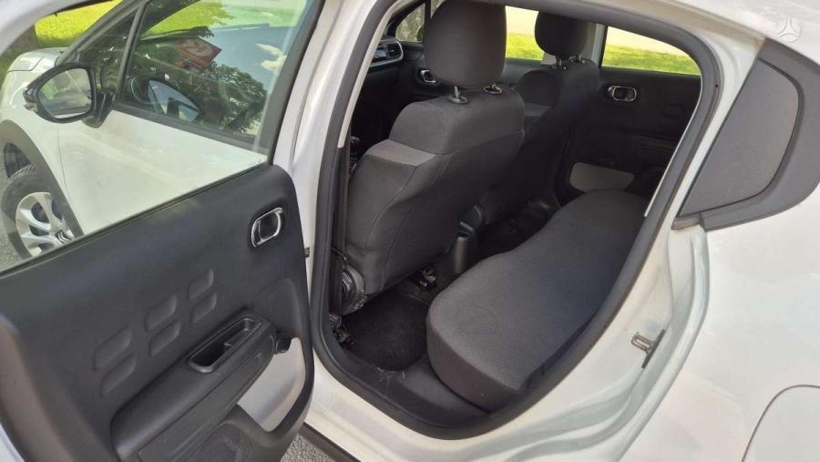 White Citroen C3 2022 in Taurage, with an engine capacity of 1.50 L and mileage of 221 thousand km for 5850 €, photo 20 on AUTOMOTO.COM.LV