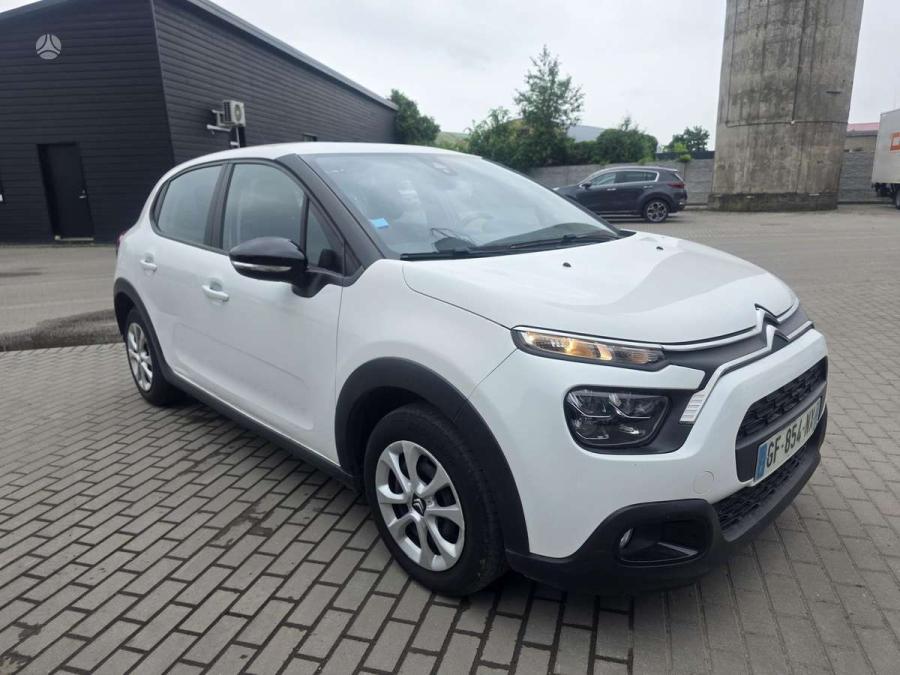 Balts Citroen C3 2022 Tauragė, ar dzinēja tilpumu 1.50 L un nobraukumu 95 tūkst. km par 7300 €, foto 7 vietnē AUTOMOTO.COM.LV