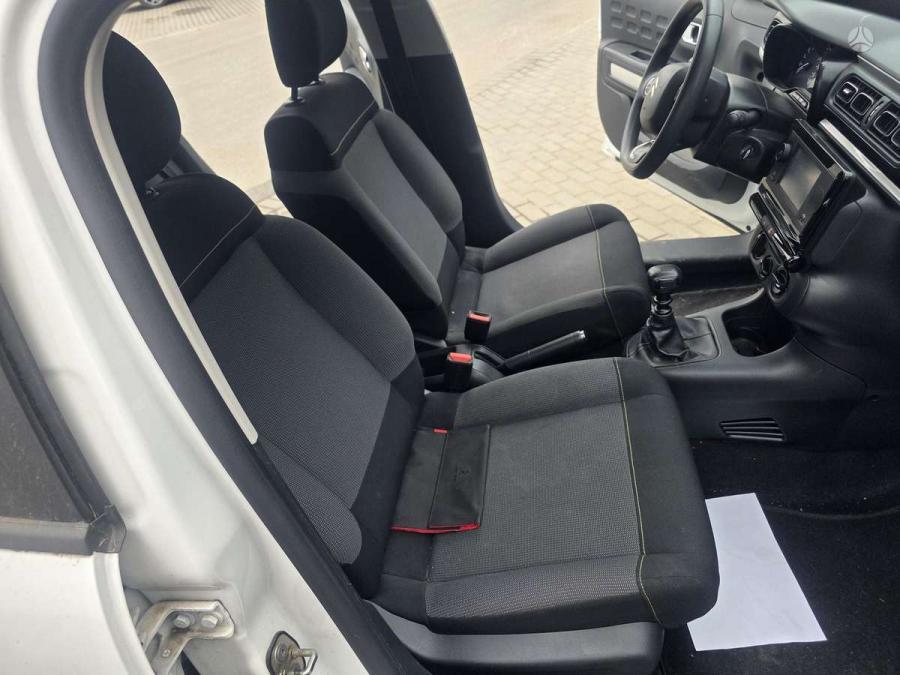 Balts Citroen C3 2022 Tauragė, ar dzinēja tilpumu 1.50 L un nobraukumu 95 tūkst. km par 7300 €, foto 12 vietnē AUTOMOTO.COM.LV