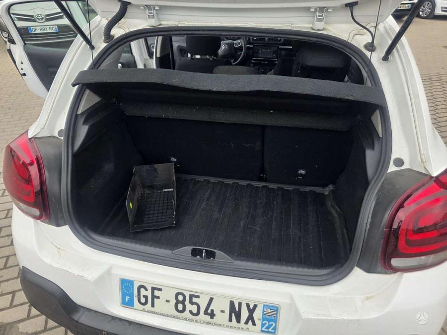 Balts Citroen C3 2022 Tauragė, ar dzinēja tilpumu 1.50 L un nobraukumu 95 tūkst. km par 7300 €, foto 14 vietnē AUTOMOTO.COM.LV