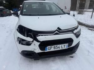 White Citroen C3 2023 in Kaunas, with an engine capacity of 1.50 L and mileage of 20 thousand km for 6200 €, photo 7 on AUTOMOTO.COM.LV