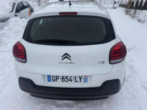 Balts Citroen C3 2023 Kauņa, ar dzinēja tilpumu 1.50 L un nobraukumu 20 tūkst. km par 6200 €, foto 10 vietnē AUTOMOTO.COM.LV