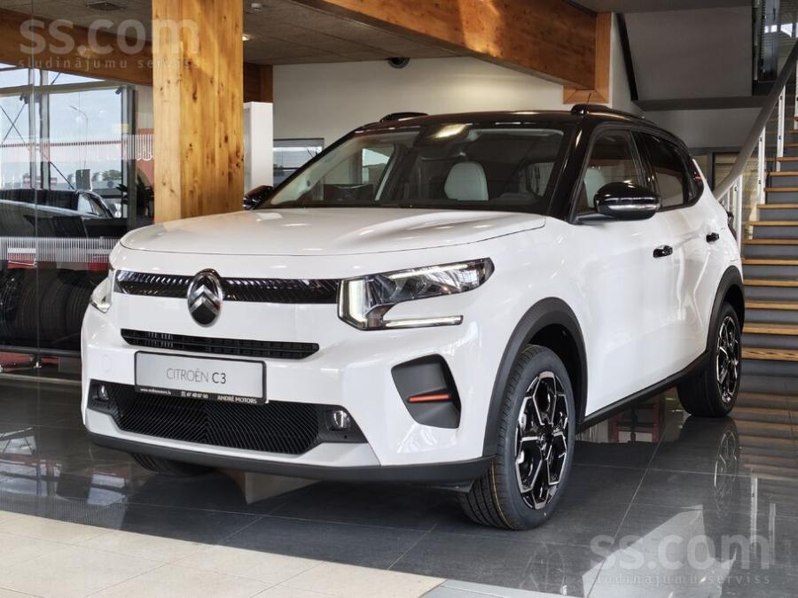 Balts Citroen C3 2026 Rīga, ar dzinēja tilpumu 1.20 L un nobraukumu 0 tūkst. km par 23795 €, foto 1 vietnē AUTOMOTO.COM.LV