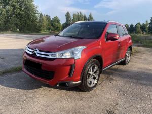 Sarkans Citroen c4-aircross 2012 Ukmergė, ar dzinēja tilpumu 1.56 L un nobraukumu 198 tūkst. km par 4100 €, foto  vietnē AUTOMOTO.COM.LV