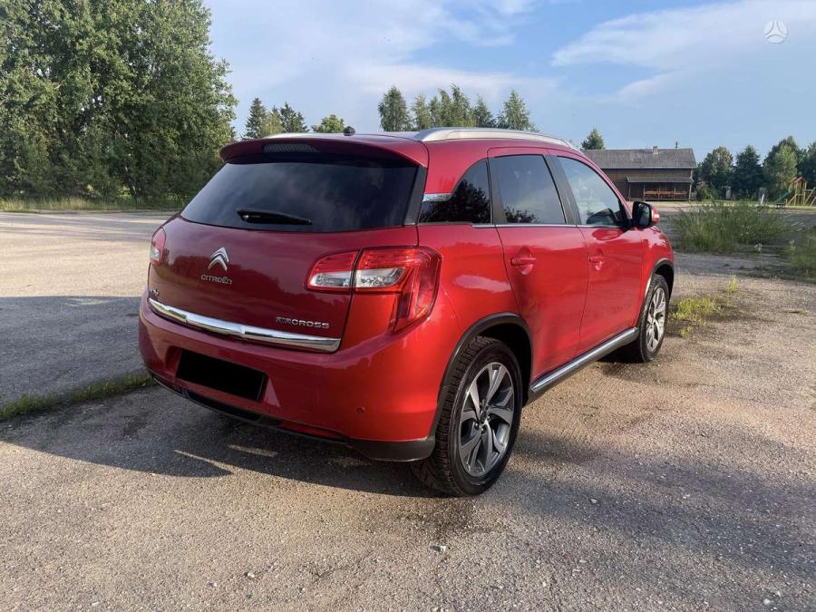 Sarkans Citroen c4-aircross 2012 Ukmergė, ar dzinēja tilpumu 1.56 L un nobraukumu 198 tūkst. km par 4100 €, foto 6 vietnē AUTOMOTO.COM.LV