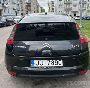 Black Citroen C4 2007 in Daugavpils, with an engine capacity of 1.60 L and mileage of 343 thousand km for 1200 €, photo 3 on AUTOMOTO.COM.LV