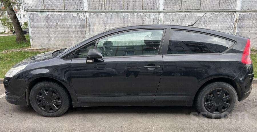 Black Citroen C4 2007 in Daugavpils, with an engine capacity of 1.60 L and mileage of 343 thousand km for 1200 €, photo 4 on AUTOMOTO.COM.LV