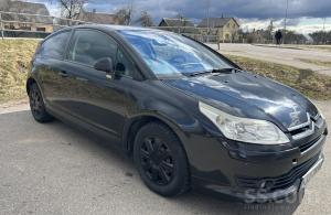 Black Citroen C4 2007 in Daugavpils, with an engine capacity of 1.60 L and mileage of 343 thousand km for 1200 €, photo 5 on AUTOMOTO.COM.LV
