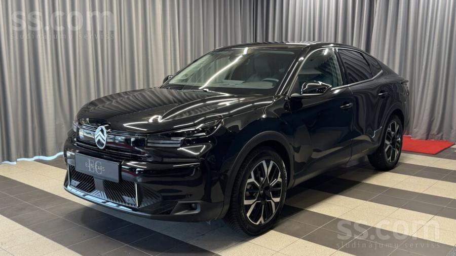 Black Citroen C4 2025 in Riga, with an engine capacity of 1.60 L and mileage of 4 thousand km for 28990 €, photo 1 on AUTOMOTO.COM.LV