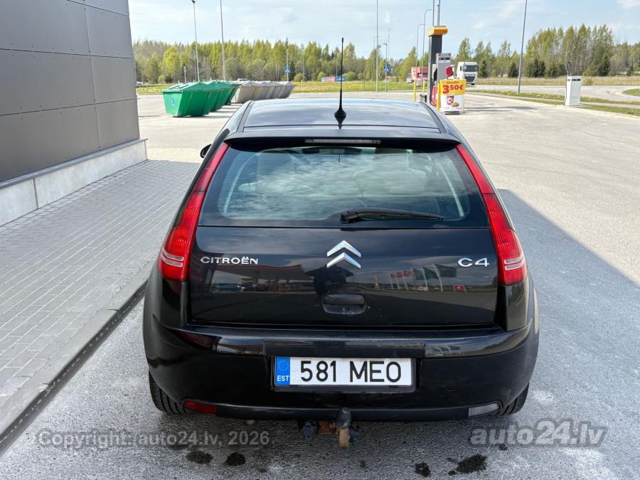 Black Citroen C4 2005 in Rapla, with an engine capacity of 2.00 L and mileage of 264 thousand km for 1200 €, photo 9 on AUTOMOTO.COM.LV