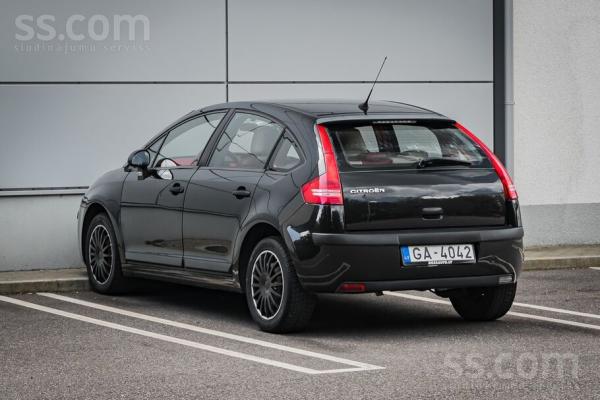 Black Citroen C4 2006 in Riga, with an engine capacity of 1.60 L and mileage of 129 thousand km for 1995 €, photo 6 on AUTOMOTO.COM.LV